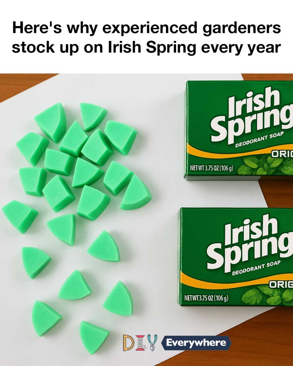 Here's why experienced gardeners stock up on Irish Spring every year ...