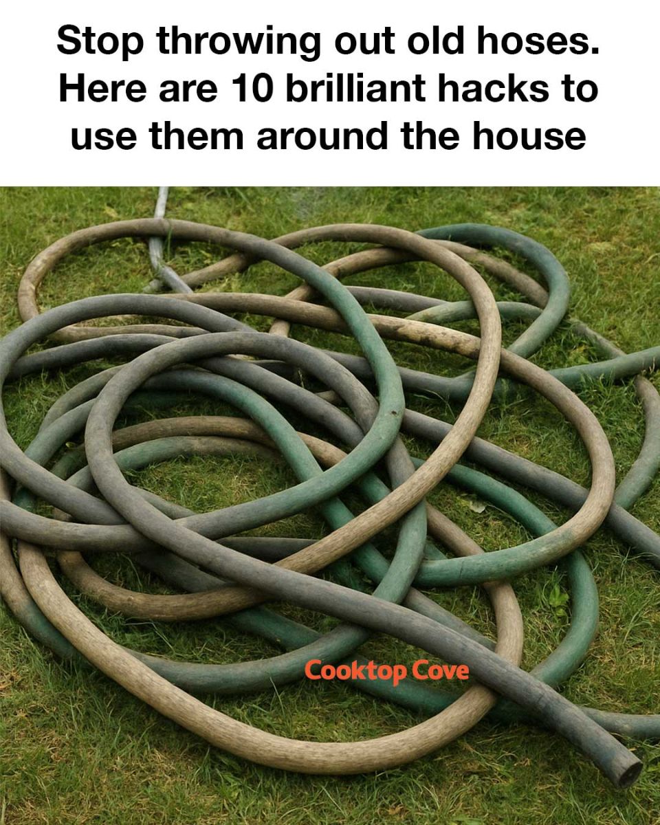 Stop throwing out old hoses. Here are 10 brilliant hacks to use them ...