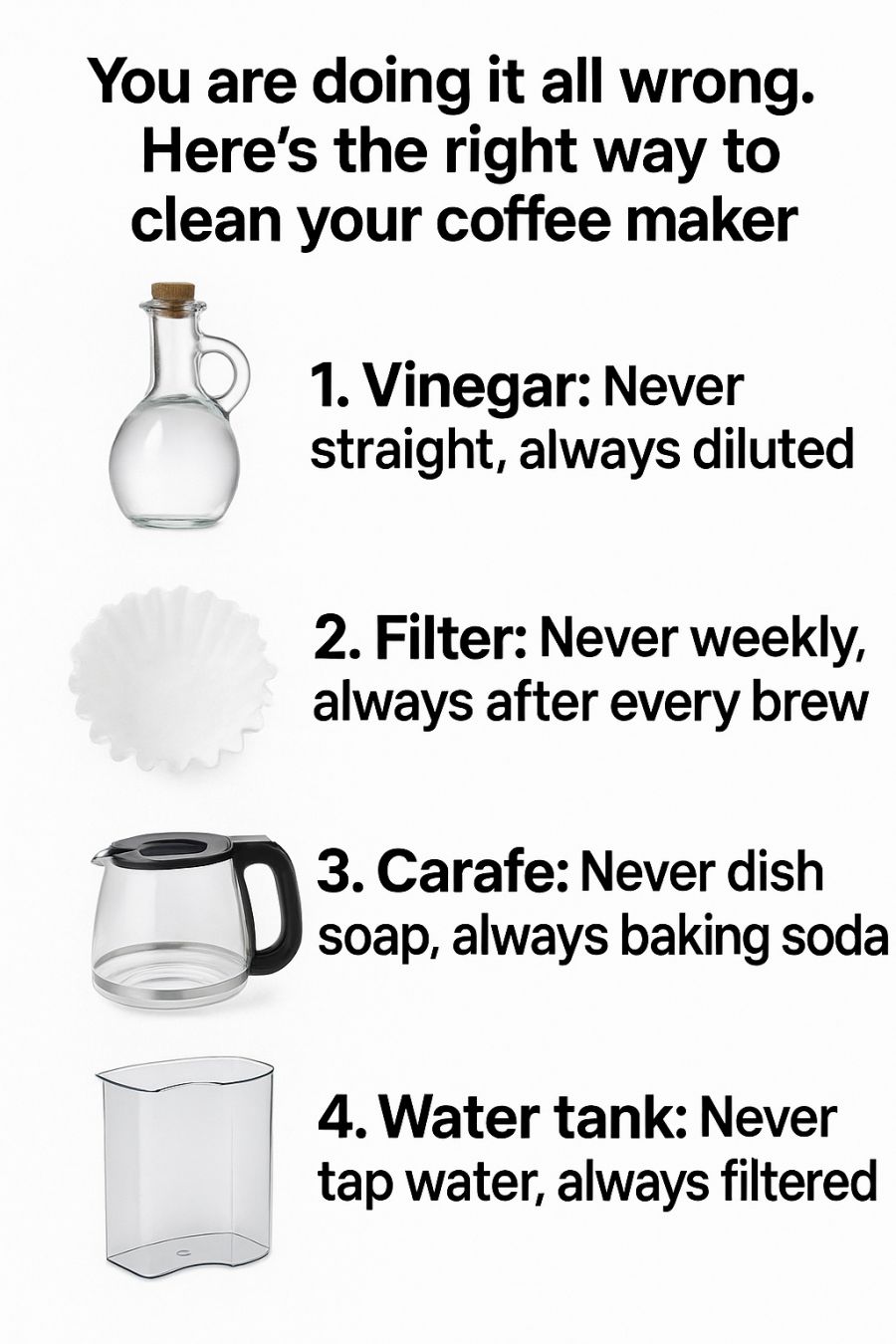 You are doing it all wrong. Here’s the right way to clean your coffee ...