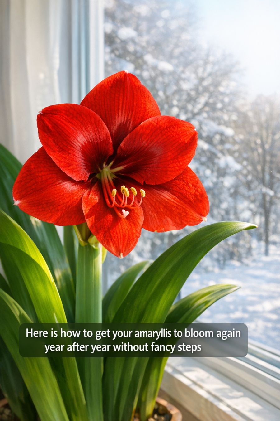 How To Get Amaryllis To Bloom Again