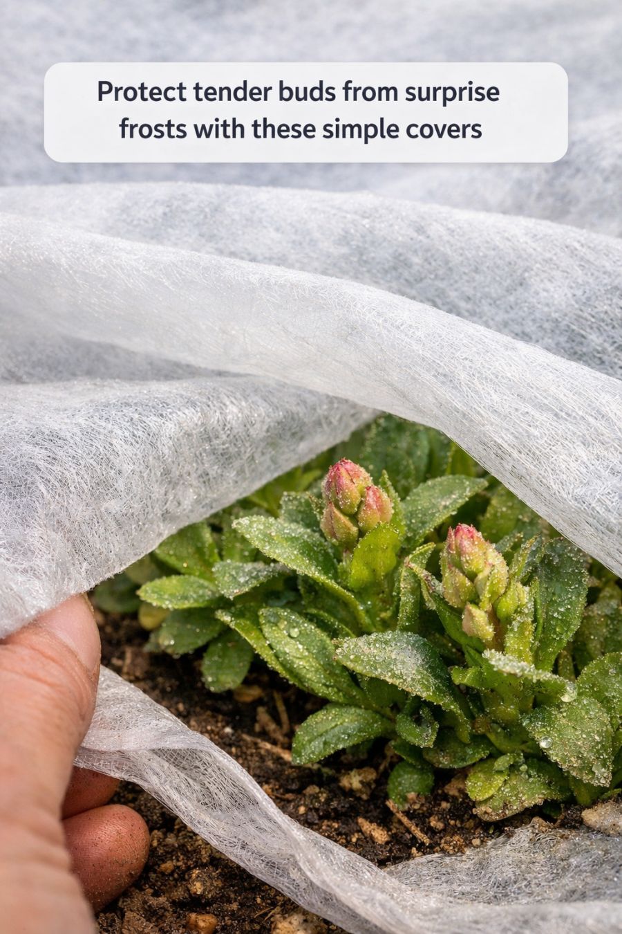 Protect tender buds from surprise frosts with these simple covers - Diy ...