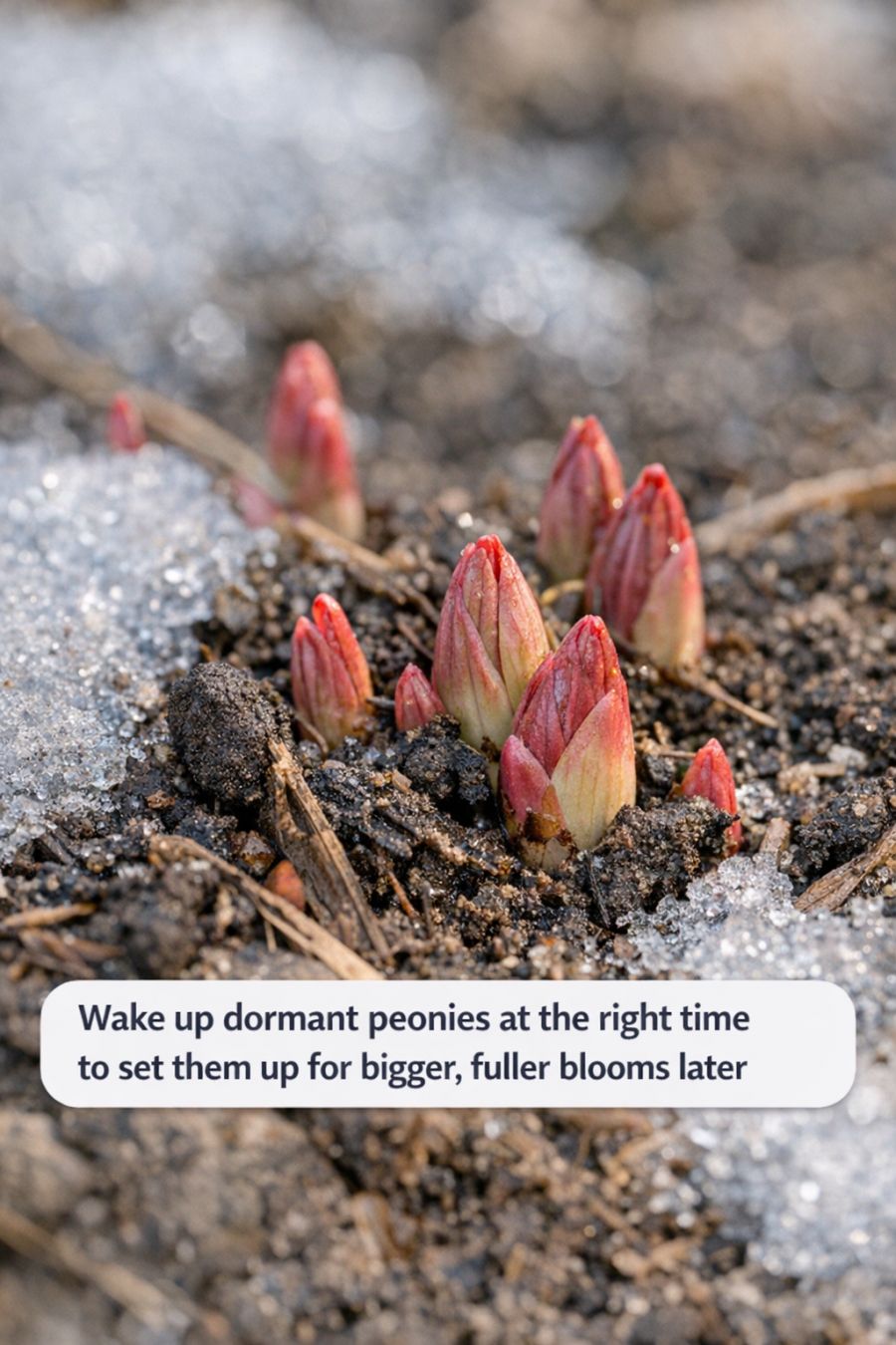 Wake up dormant peonies at the right time to set them up for bigger ...